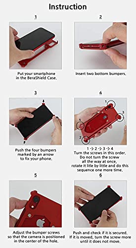 BeraShield Titanium Metal Exoskeleton Case [Military 10ft Drop Tested ...