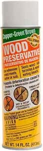 Green's Copper Brown Wood Preservative Spray 33008, 14-Ounce Aerosol ...