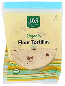 Amazon.com: 365 by Whole Foods Market, Tortillas Flour Homestyle ...