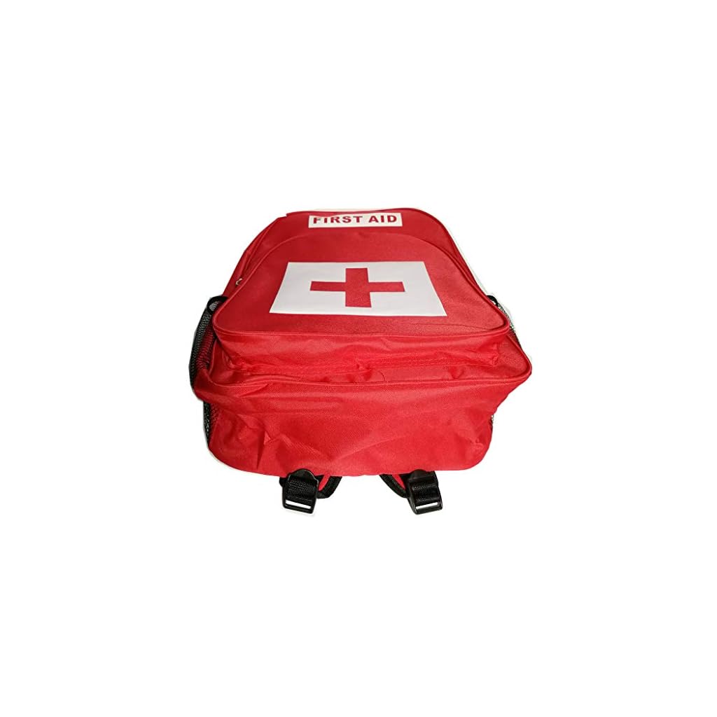 PAXLee Red First Aid Bag Empty, First Aid Backpack Empty First Aid ...