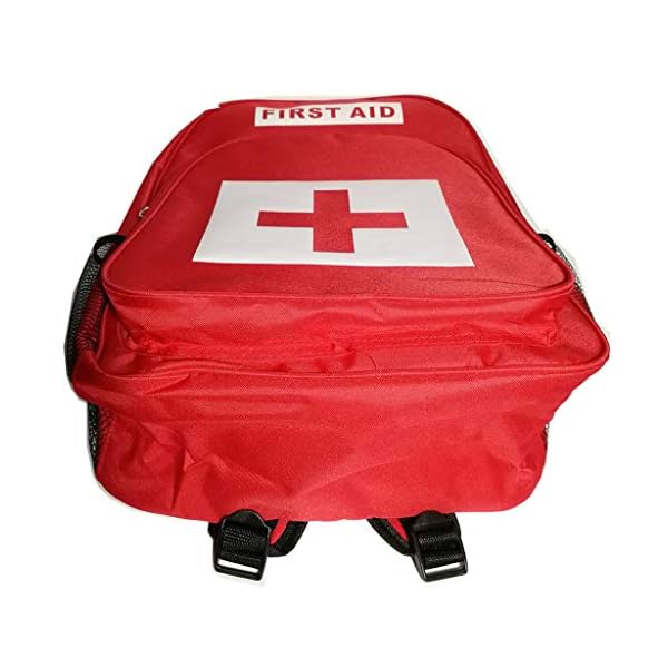 PAXLee Red First Aid Bag Empty, First Aid Backpack Empty First Aid ...