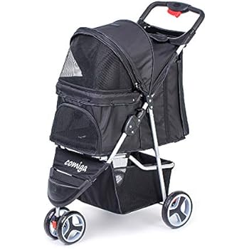 Amazon.com : All Terrain Extra Wide Leopard Skin 3 Wheels Pet Dog Cat ...