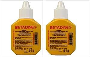 Amazon.com : Betadine Povidone Iodine First Aid Solution Antiseptic ...