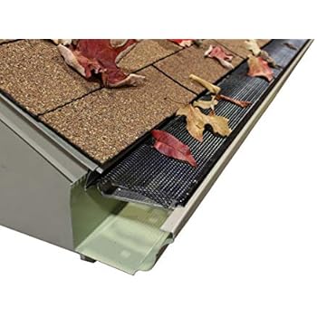 (100 feet) Ultra Flo Leaf Guard Gutter Protector for 5" K-Style Gutters ...
