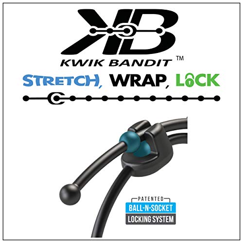 Kwik Bandit Reusable Ties (14 inch - 2 Pack) - Heavy Duty Adjustable ...