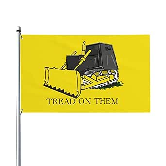 Tread On Them Killdozer Flag 3x5 with Brass Grommets Indoor Outdoor ...