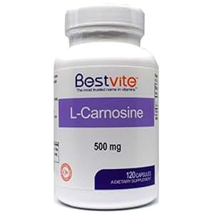 Amazon.com: L-Carnosine 500mg (120 Capsules) No Fillers - No Stearates ...
