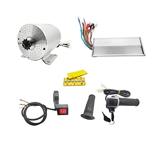 1000W Electric Brushless DC Motor Kit - 48V 3500rpm Brushless Motor ...