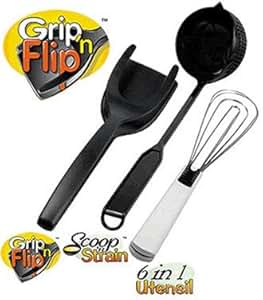 Amazon.com: Grip n Flip- 3 Piece Kitchen Set: Kitchen Tool Sets ...