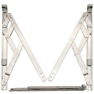 Pair of 13mm x 24" inch Top Hung Window Stays / Friction Hinges ...