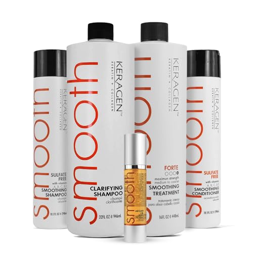 Keragen Brazilian Keratin Hair Treatment - Premium Straightener Cream ...