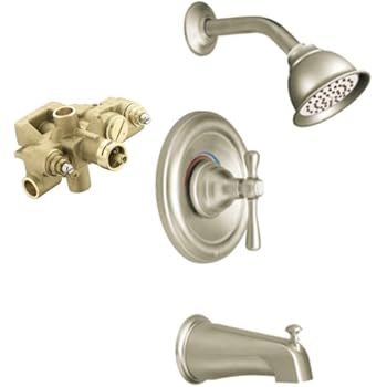 Moen T3113BN-3570 Kingsley Moentrol Tub and Shower Trim Kit with Lever ...