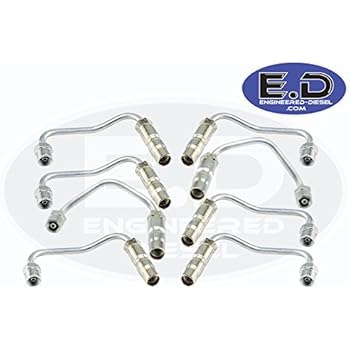 Amazon.com: LB7 Injector Lines - Duramax 6.6L 2001 - 2004 - SET of 8 ...