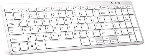 OMOTON Bluetooth Wireless Keyboard, Slim and Compact Keyboard with ...
