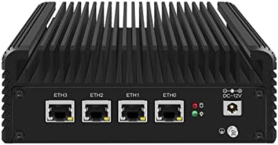 سعر Micro Firewall Appliance, Mini PC, VPN, Router PC, Intel Celeron J4125, HUNSN RJ23, AES-NI ...
