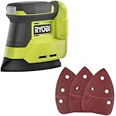 Amazon.com: Ryobi ZRCFS1503GK 1.2 Amp Corner Cat Finish Sander (Green ...
