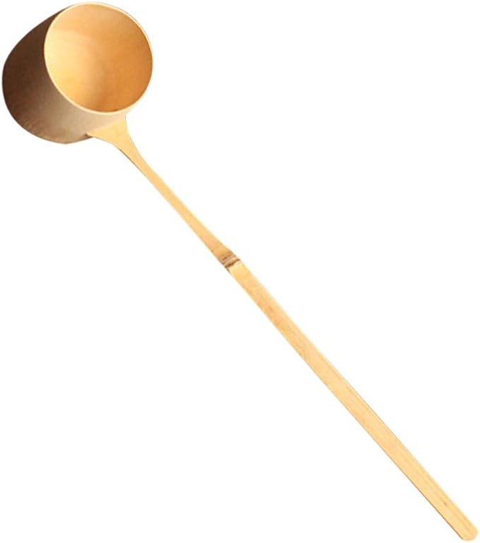 Amazon.com: Baoblaze Natural Bamboo Water Ladle Bailer Water Dipper ...