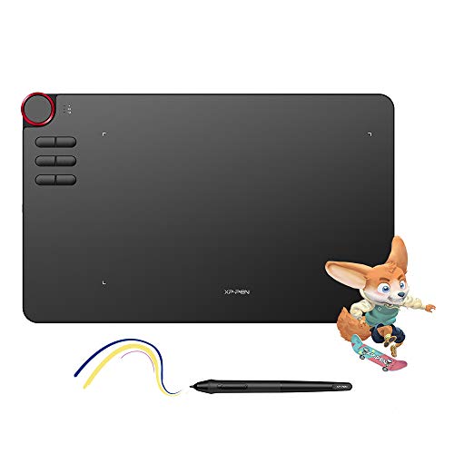 Graphics Tablets Deco 03 XP-PEN 10x6 Inch Wireless Drawing Tablet with ...
