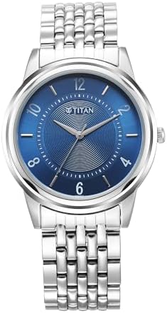سعر Titan Karishma Zing Quartz Analog Blue Dial Stainless Steel Strap ...