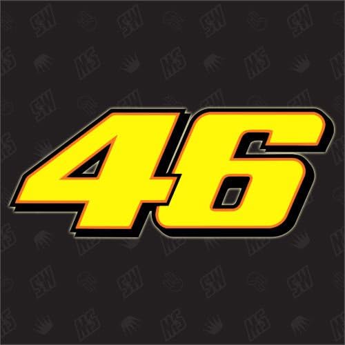 Valentino Rossi Moto GP 46 - Race Numbers Sticker: Amazon.co.uk: Car ...