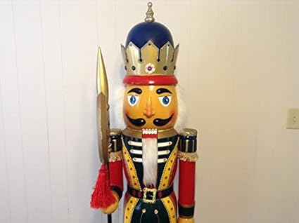 6 Ft Giant Wooden Nutcracker: Amazon.co.uk: Kitchen & Home