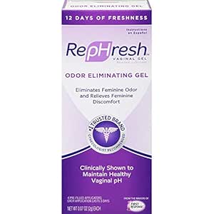 Amazon.com : RepHresh Vaginal Gel, Odor Eliminating Gel, 4 ea (Pack of ...