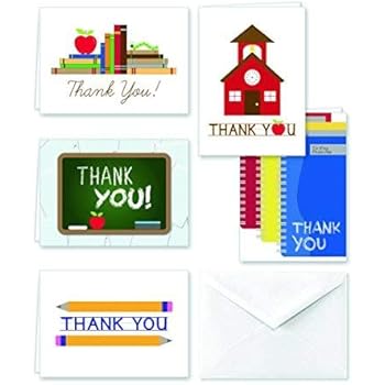 Amazon.com : Tiny Expressions Teacher Appreciation School Thank You ...