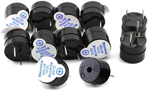 ToToT 120PCS Black 5V Electromagnetic Active Buzzer Continous Beep ...