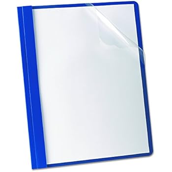 Amazon.com : C-Line Report Covers with Binding Bars, Blue Vinyl, Blue ...