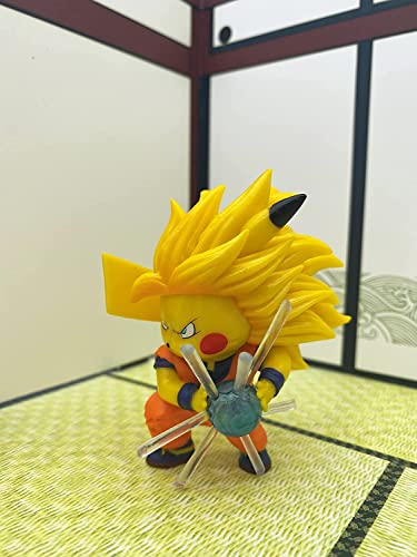 DBZ Anime Action Figure Pika-Choo Pika Figurine Cosplay Goku Figure ...