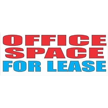 Amazon.com : NOW RENTING BANNER SIGN for lease rent office retail space ...