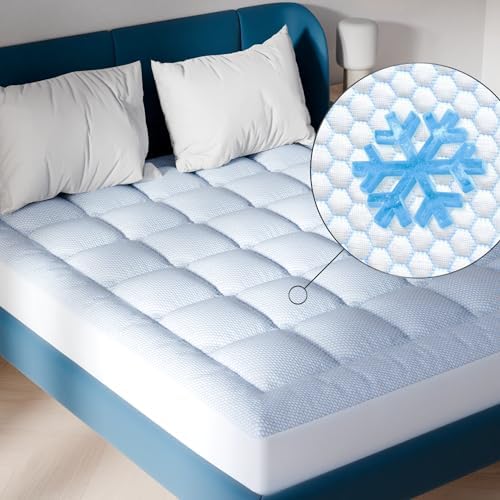 Niagara Cooling King Mattress Topper - Pillow Top Mattress Cover ...