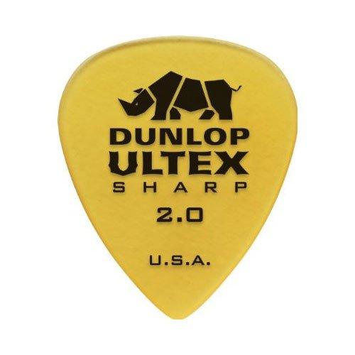 Amazon.com: Jim Dunlop Ultex Sharp Pick 2.0MM - 6 Pack : Musical ...