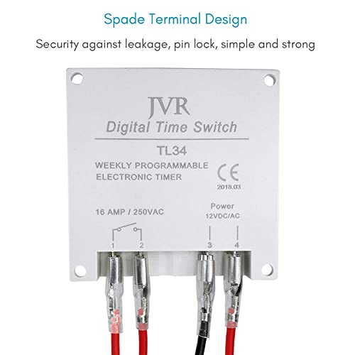 12v Timer Switch Programmable Dc Ac Solar Battery Powered 12 Volt