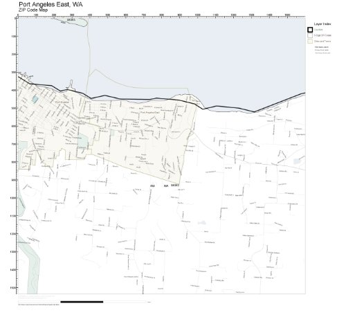 Port Angeles Zip Code Map - United States Map