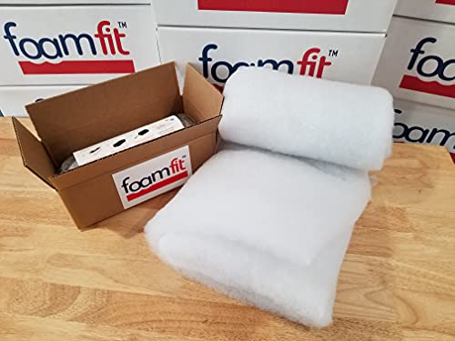FoamFit Bonded Dacron Quilt Batting Thin Loft 0.5 Ounces per Square ...