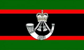 The Rifles Regiment Flag 5ft x 3ft Large - 100% Polyester - Metal ...