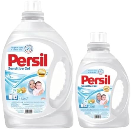 سعر Persil Sensitive & Baby Liquid Laundry Detergent, 3+1 Litres Pack ...