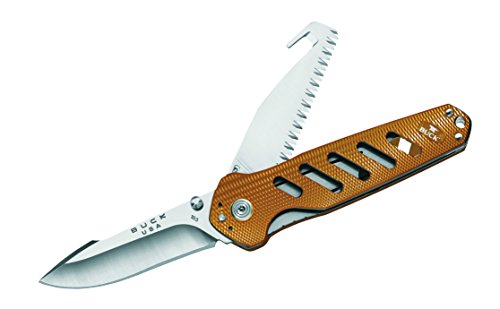 Buck Knives 183 Alpha Crosslock Dual 2 Blade Folding Knife - Camp Stuffs