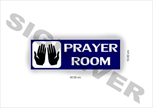 Buy SIGN EVER Prayer Room Sign Board Home Hotel Office Bank Factory ...