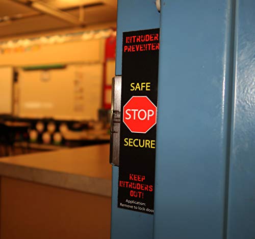 100 Pack - Full Size Lockdown Magnetic Strips for School Lockdowns ...