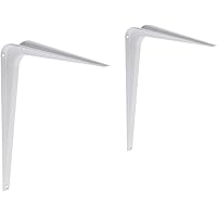 Amazon.com: Amazon Basics Shelf Bracket 8 x 10 - White, 10-Pack : Tools ...