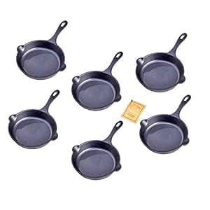 Amazon.com: Old Mountain Round Single Serve Cast Iron Skillet ...