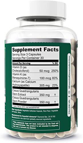Essential Elements Bone Boost Bone Health Supplement - Bone Support and ...