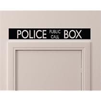 Tardis Police Box Sign Stencil