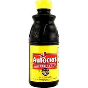 Amazon.com : Autocrat Coffee Milk Syrup - 16 oz : Beverage Flavoring ...