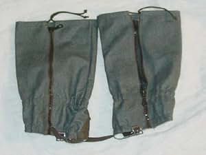 Amazon.com: Swiss Wool Gaiters Complete Waterproof w/ Zipper: Sports ...