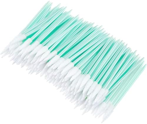 Azonee 200 Pcs Foam Cleaning Swab, Mini Spiral Pointed Tipped, Multi ...