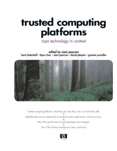 Trusted Computing Platforms: TCPA Technology in Context: 9780130092205: Computer Science Books ...