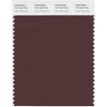 PANTONE Smart 19-1420X Color Swatch Card, Deep Mahogany - House Paint ...